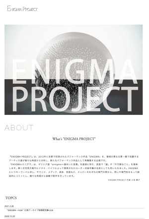 TOPICS | ENIGMA PROJECT